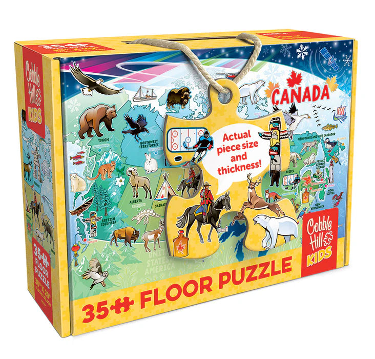 Cobble Hill - Map of Canada (35PC) | Games & Toys — LIMOLIN