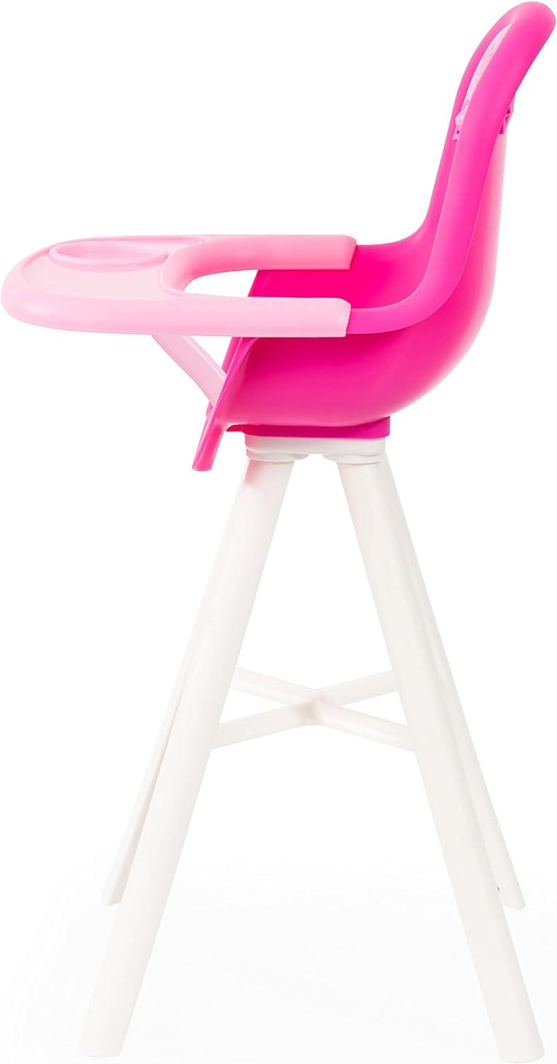 Bayer Design - Plastic High Chair - Pink - Integrated Dining Plate, Se