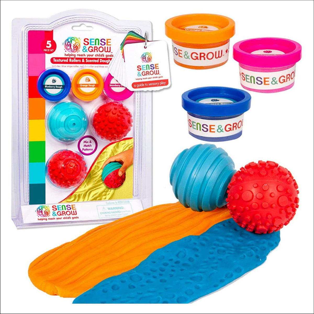Be Amazing Toys - Sense and Grow - Textured Rollers and Scented Dough ...