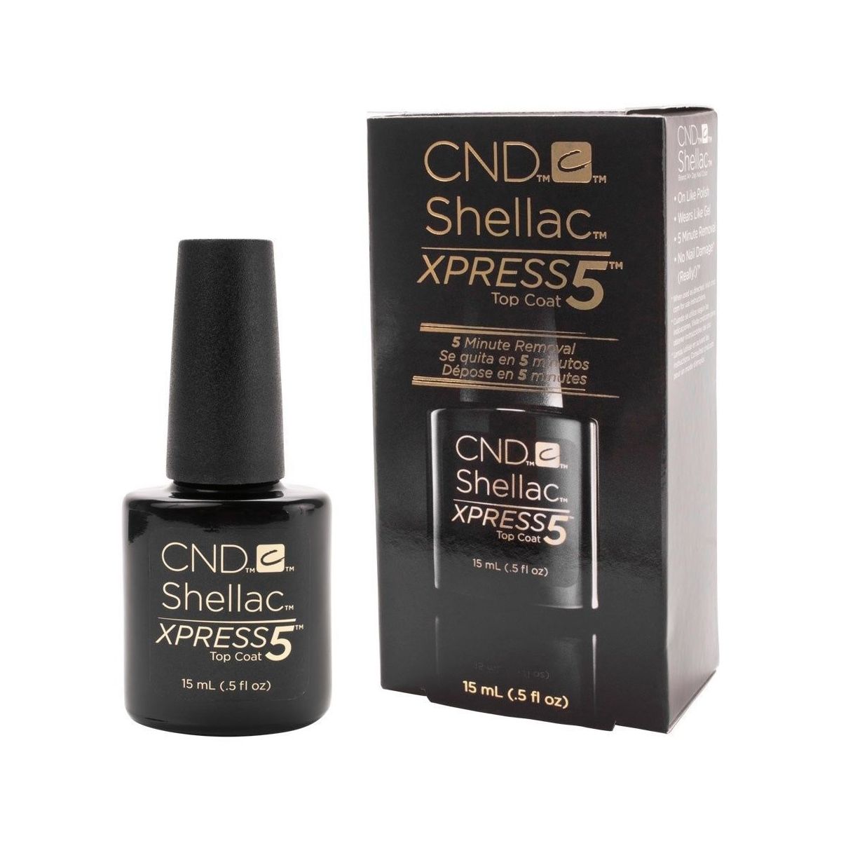 CND - Shellac Gel Polish Jumbo Xpress 5 Top Coat 15 ml | Beauty ...