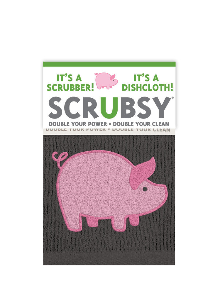 MU KITCHEN - SCRUBSY Scrubber & Dishcloth Pig | Home & Kitchen — LIMOLIN