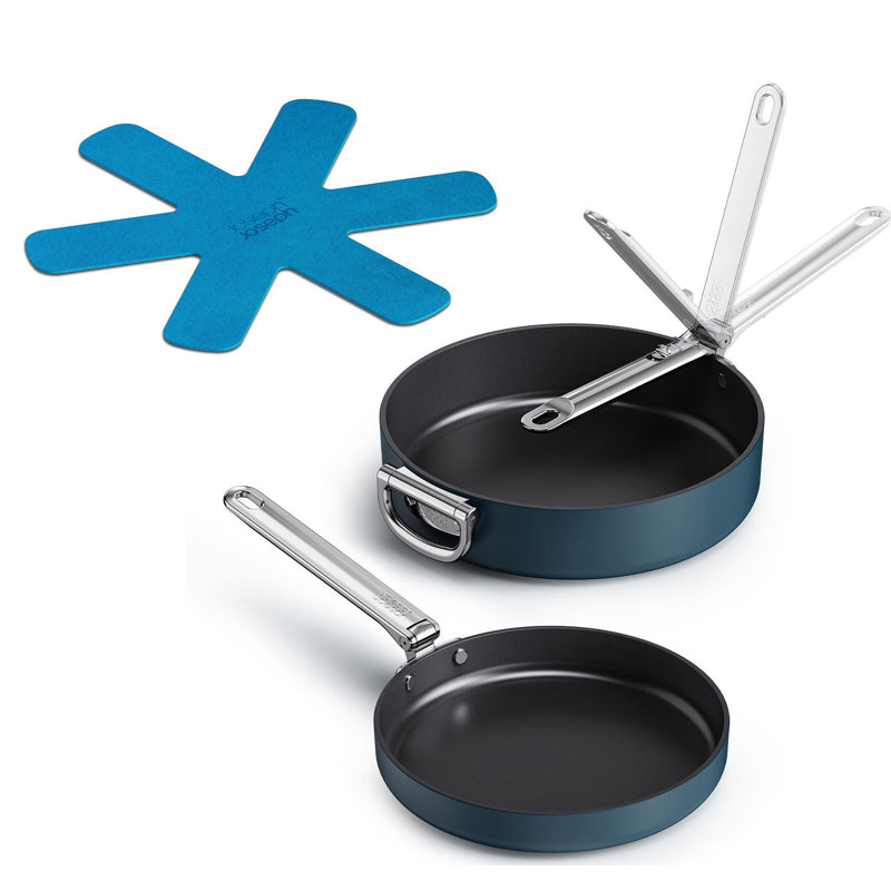 Joseph Joseph - SPACE™ Frying Pans - set of 2 | Home & Kitchen — LIMOLIN