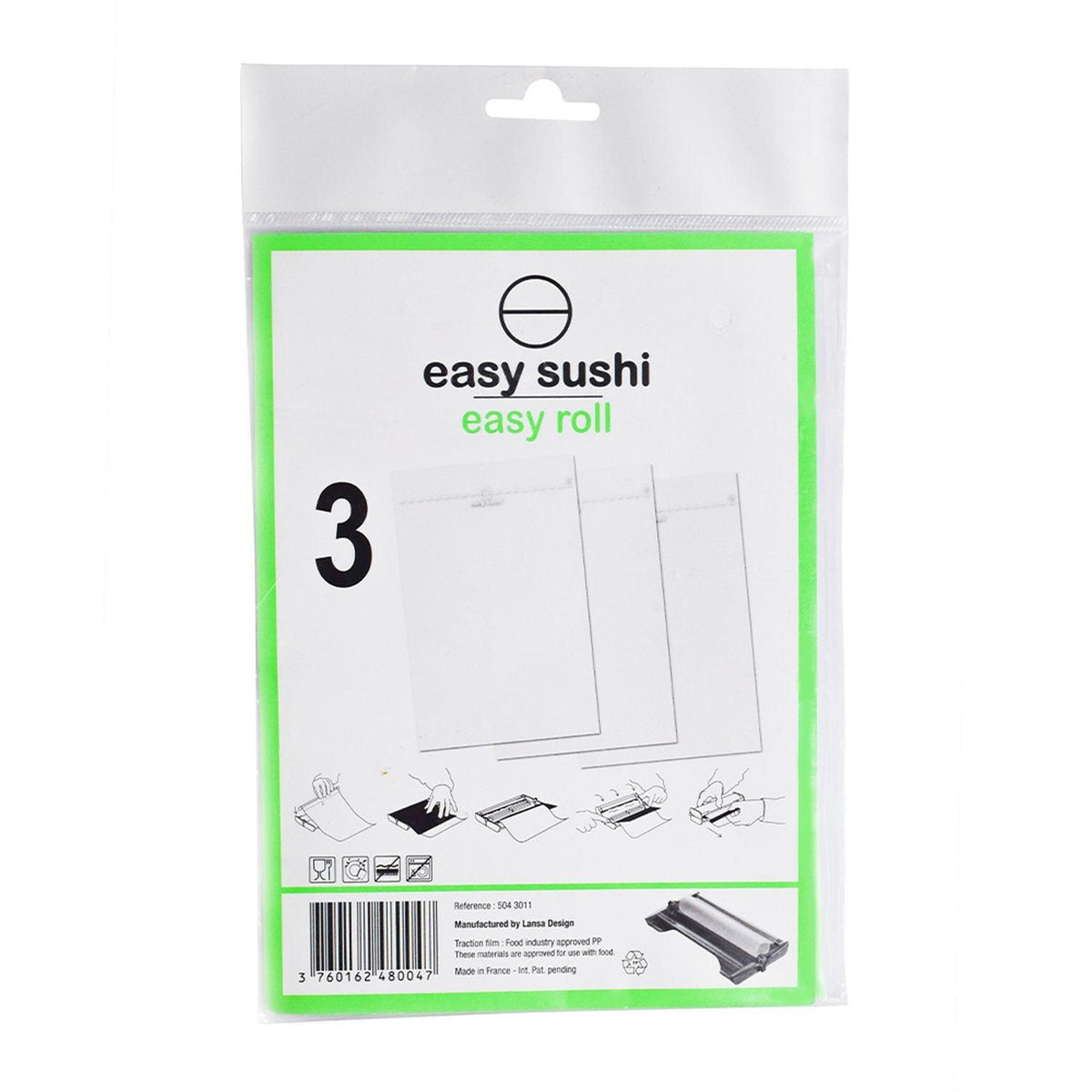 Easy Sushi - Traction Sheet Replacement (3 Pack) | Home & Kitchen — LIMOLIN