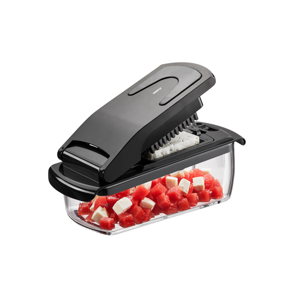 Gefu - Cube & Stick Cutter With Container & Lid | Home & Kitchen — LIMOLIN