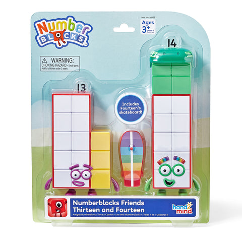 Hand 2 Mind - 2025 Numberblocks Friends Thirteen & Fourteen Figure Pack ...