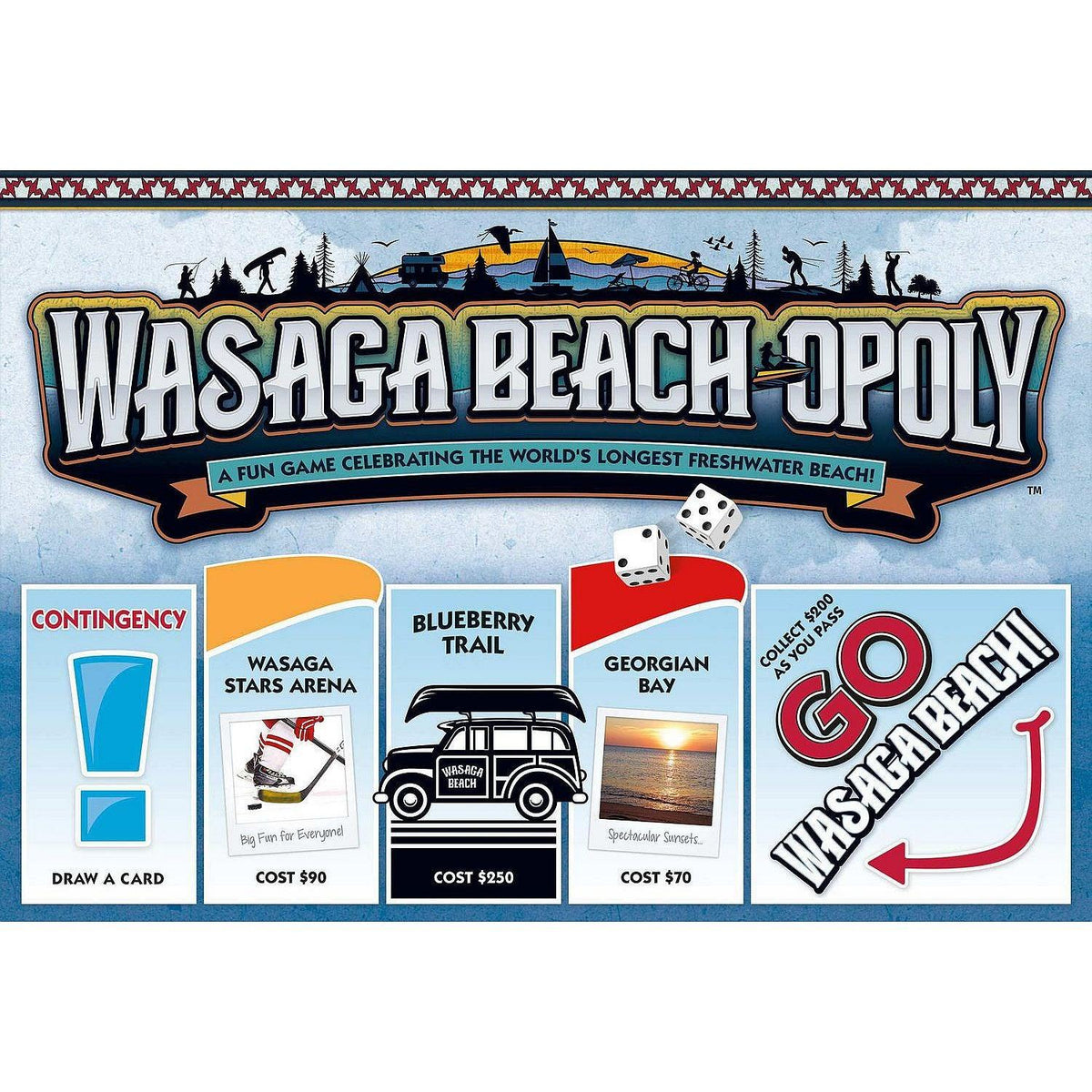 Late for the Sky - Wasaga Beach - Opoly | Toys & Games — LIMOLIN