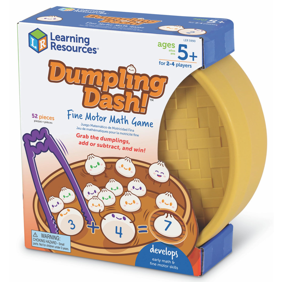Learning Resources - 2025 Dumpling Dash Fine Motor Math Game | Games ...