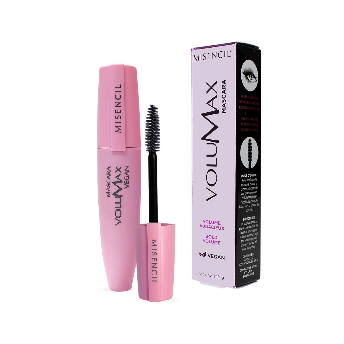 Misencil - Volumax Bold Mascara Vegan 10 gr | Beauty & Personal Care ...