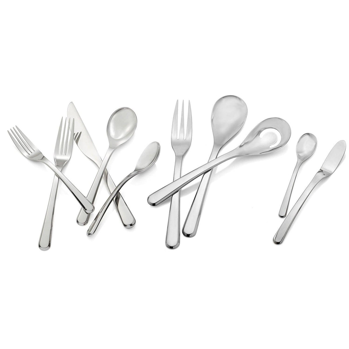 Nambe - Aura 45-Piece Flatware Set | Home & Kitchen — LIMOLIN