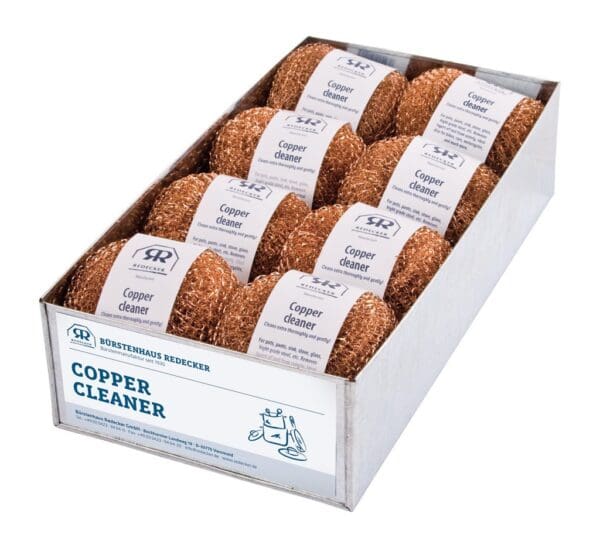 Copper Pot Scrubber 2PC Set 8/CDU English | Home & Kitchen — LIMOLIN