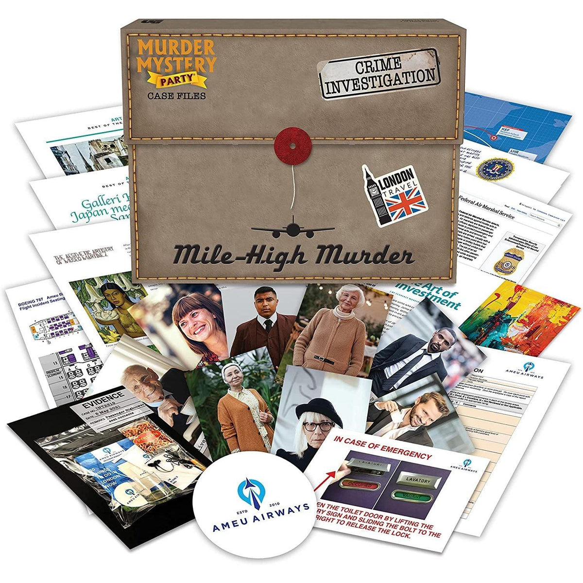 University Games - MMP Case Files - Mile High Murder | Games & Toys ...