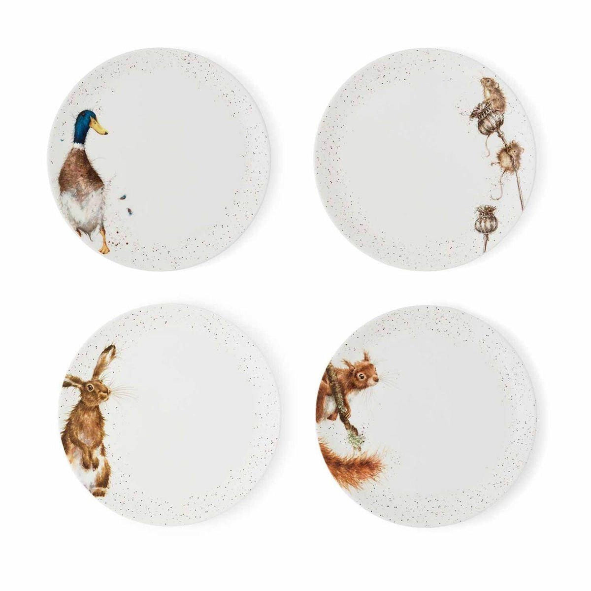 Wrendale DESIGNS - Coupe Plates (Set of 4) | 10.5 Inch | Home & Kitchen ...