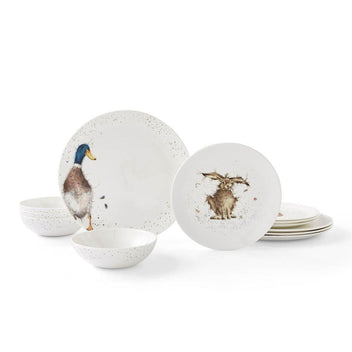 Wrendale DESIGNS - Coupe Plates (Set of 4) | 10.5 Inch | Home & Kitchen ...