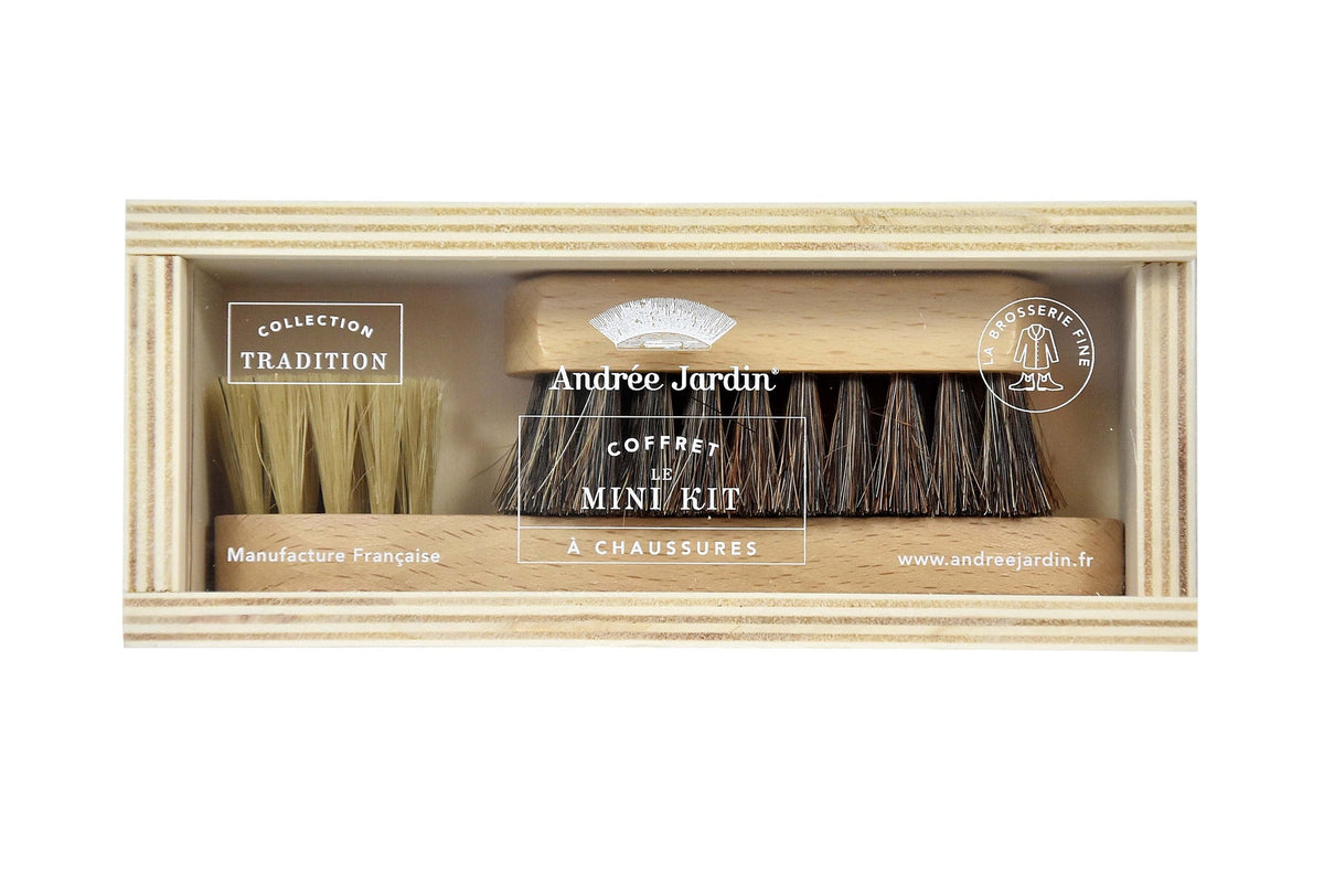 Andree Jardin - Mini Shoe Brush Kit | Home & Kitchen — LIMOLIN