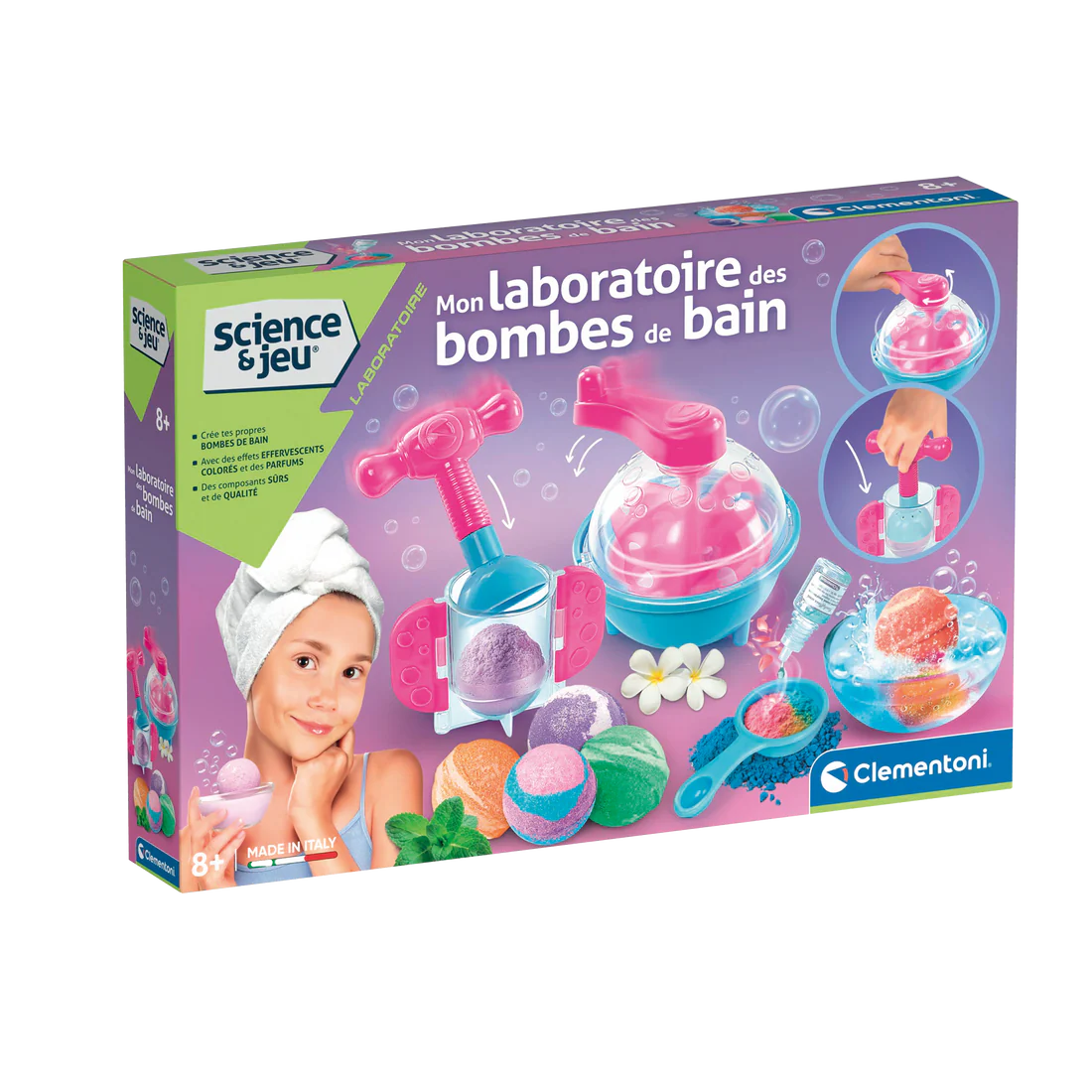 Clementoni - SCIENCE & JEU: LAB SAVON ET BOMBES DE BAIN | Toys & Games ...