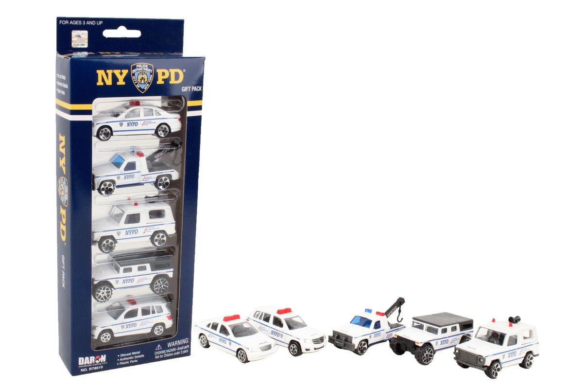 Daron - NYPD 5Pc. Vehicle Gift Set | Games & Toys — LIMOLIN