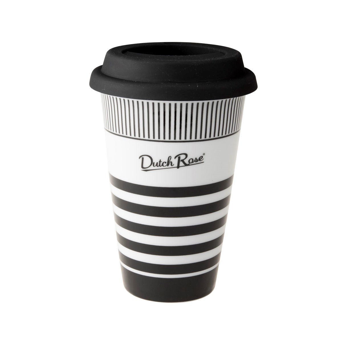 David Shaw - Dutch Rose Coffe to Go Black Stripe | Home & Kitchen — LIMOLIN