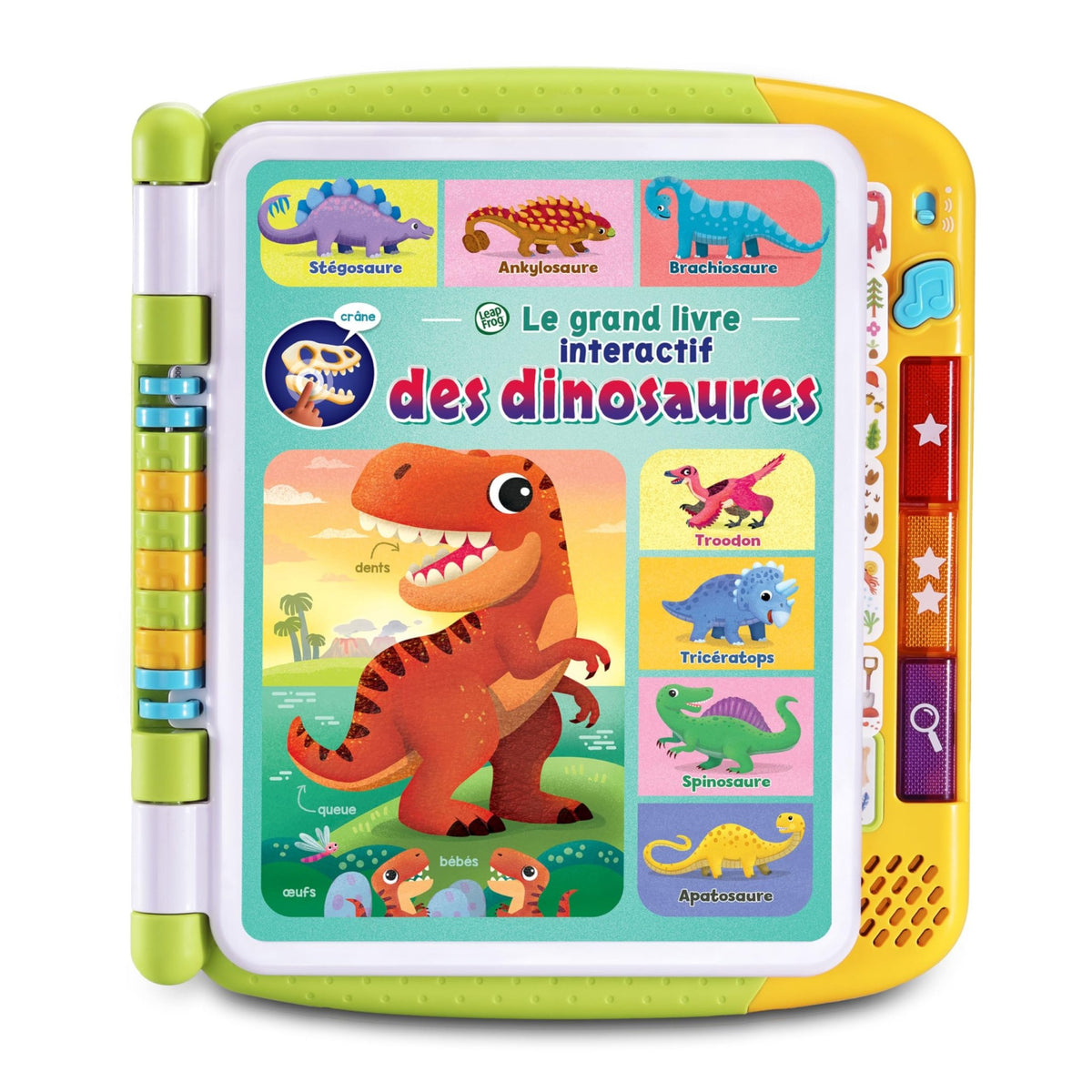 LeapFrog - Touch and Learn Dinosaur Book (French Version) | Toys ...