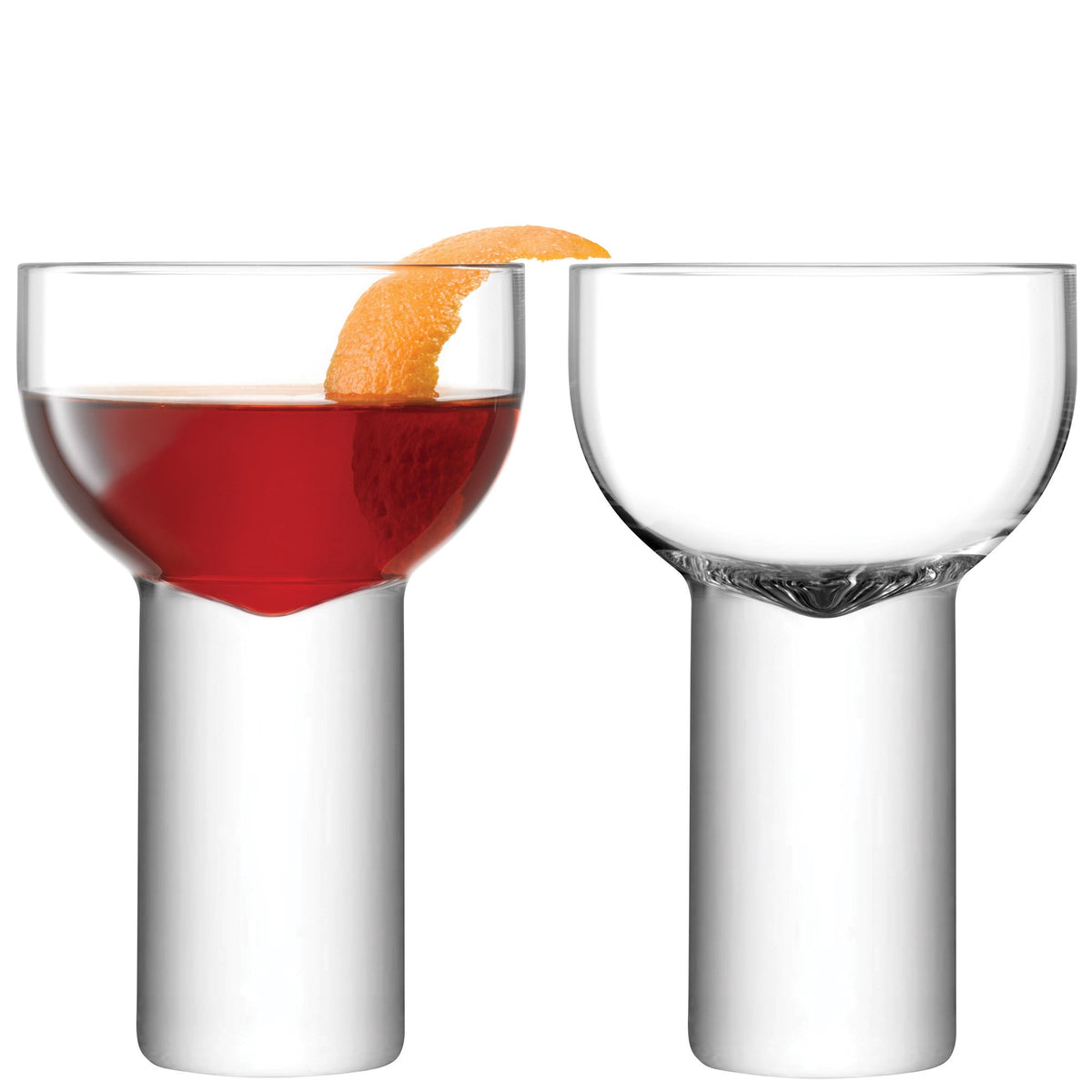 LSA - Boris Nick & Nora Glass 185 ml Clear x 2 | Home & Kitchen — LIMOLIN