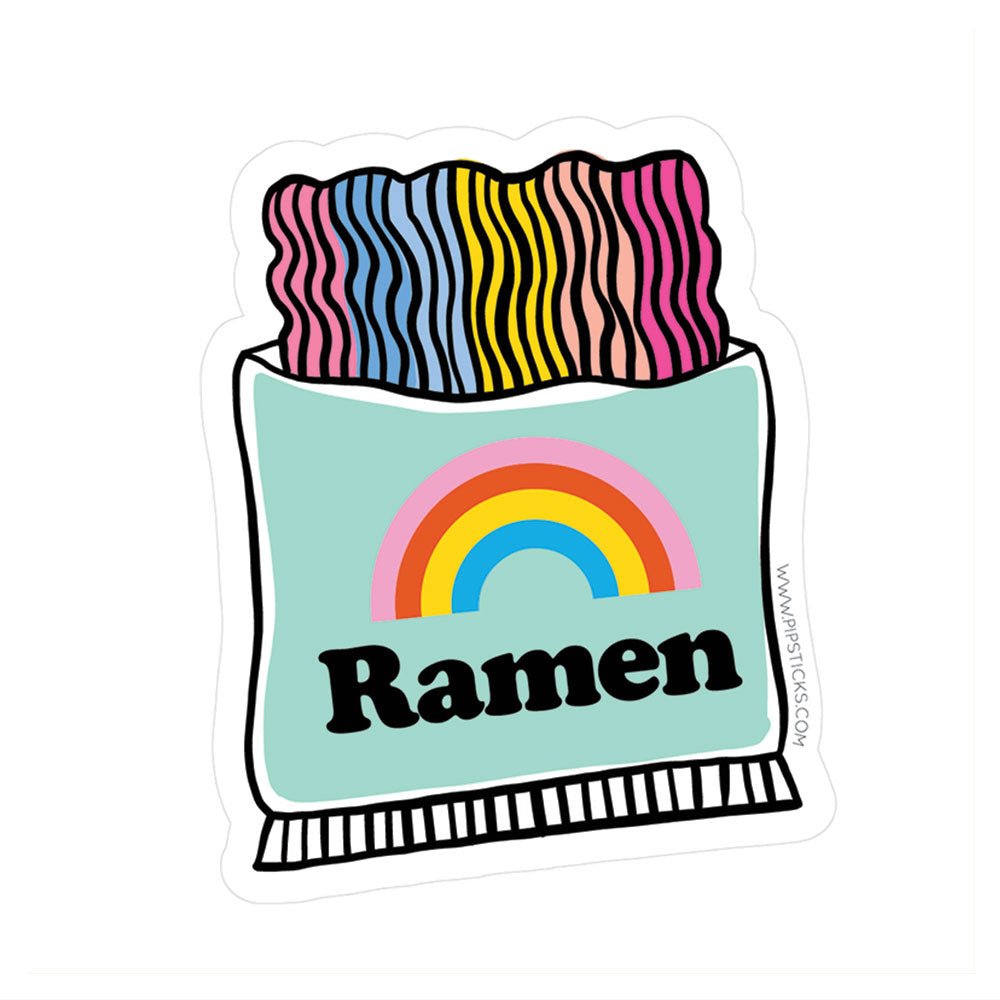 PIPSTICKERS - Rainbow Ramen Vinyl | Arts & Entertainment — LIMOLIN