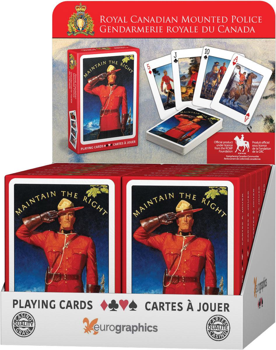 Eurographics - Royal Canadian Mounted Police Playing Cards | Games ...